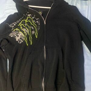 Monster Energy | Sweaters | Vintage Fit Monster Drink Zipup Hoodie Good ...